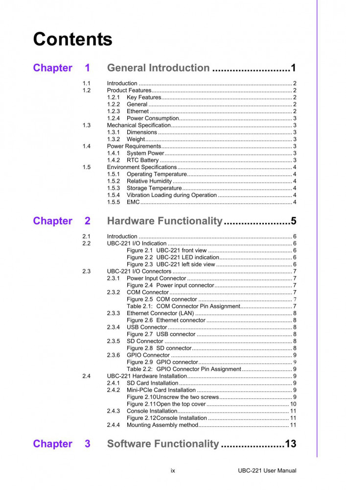 UBC-221 documentation page 9