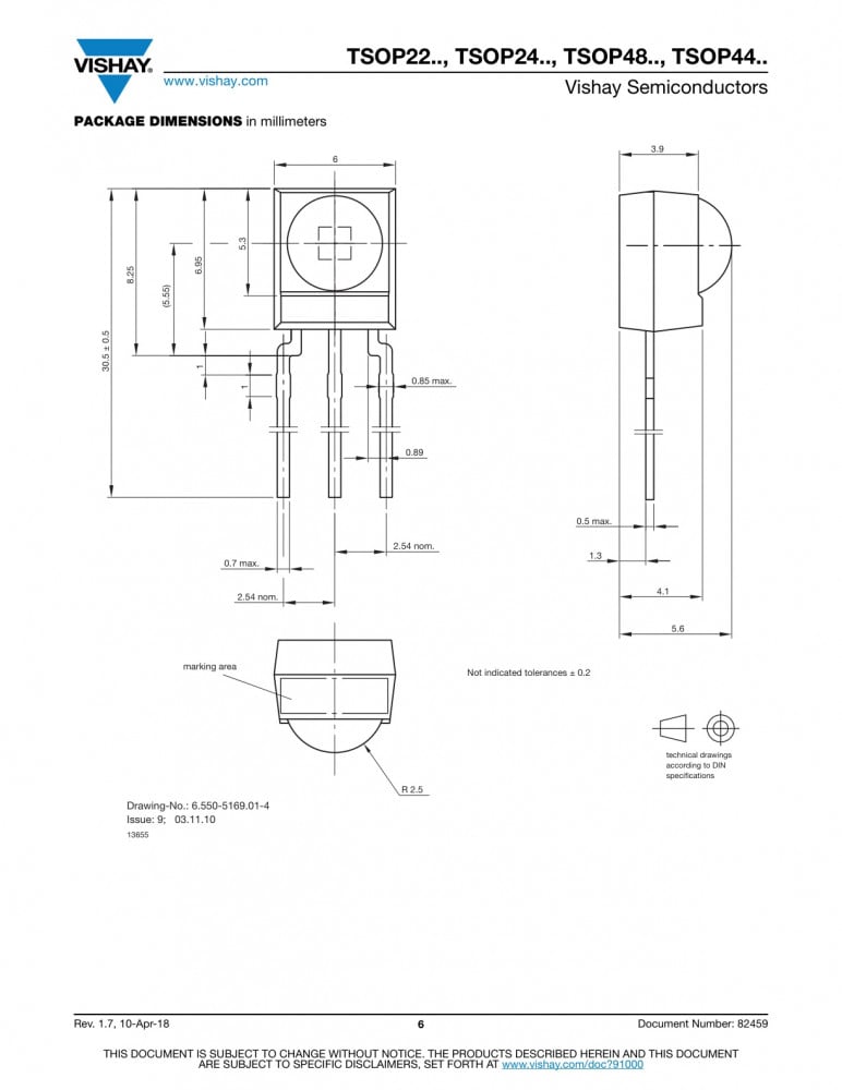 TSOP4838 datasheet page 6