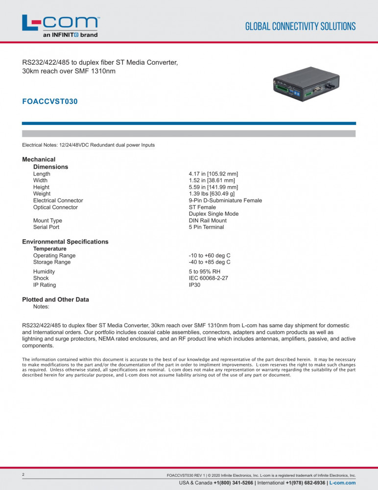 FOACCVST030 product document page 2