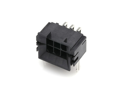 Mini-Fit BMI Header, Dual Row, Right-Angle, 24 Circuits, for 1.60mm PCB Thickness, Gold (Au) Plating