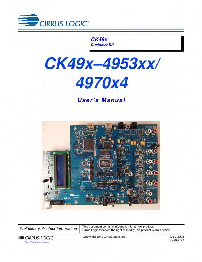 CK49X-49530 manual page 1
