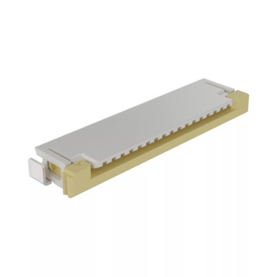 Easy-On FFC/FPC Connector, 1.00mm Pitch, Slider Series, Right-Angle, Top  Contact, 2.70mm Height, 17 Circuits, Gold Plating for sale