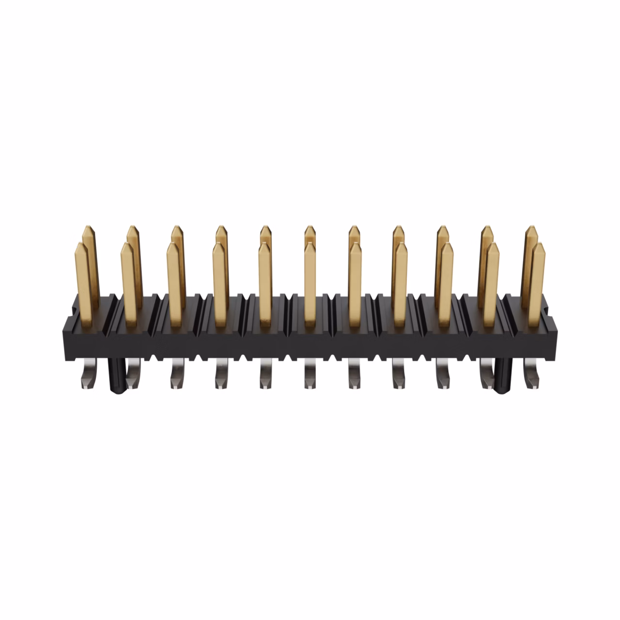 Milli-Grid Header, Vertical, Surface Mount, 22 Circuits, 0.76µm Gold (Au) Plating, Mating Pin Length 3.80mm, with Pegs, Tube, Lead-Free for sale