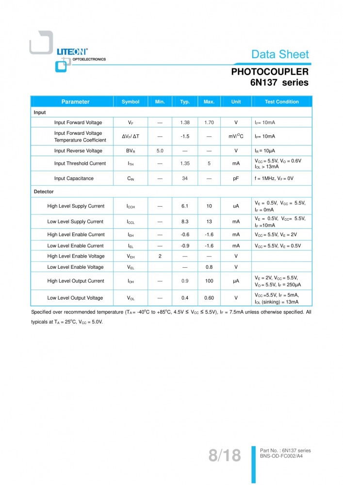 6N137-L datasheet page 9