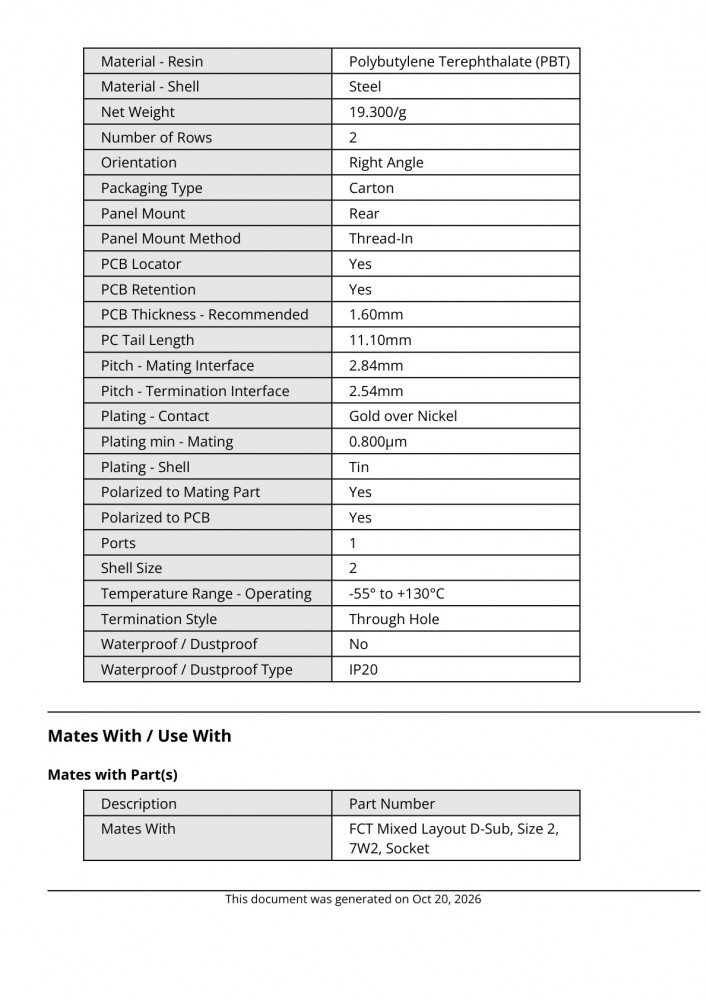 MOLEX 1731070581 technical drawing page 3