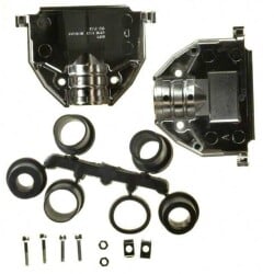 Amphenol D37000ASNVL0/AA D-Sub Connector Backshell Hood