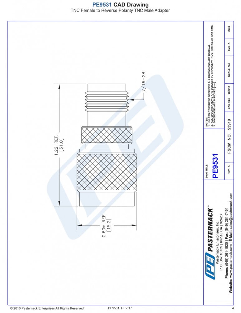 PE9531 technical document page 4