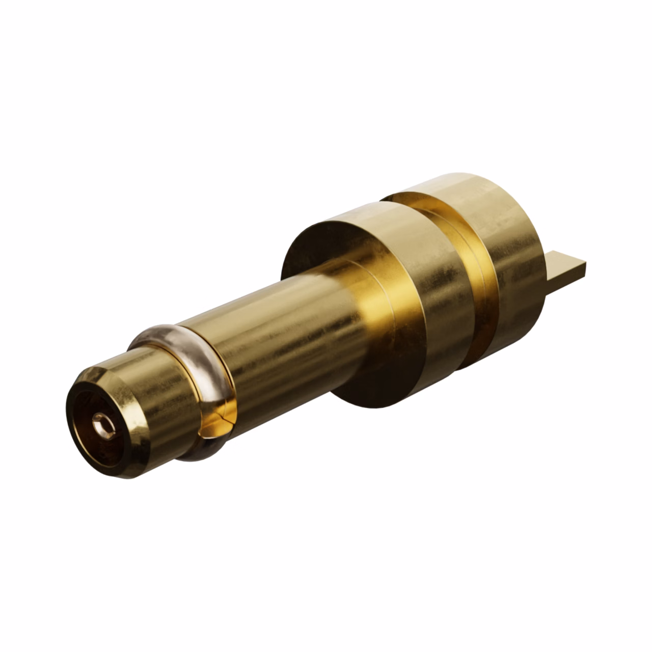 MMCX Plug, Reverse Polarity, Straight, PCB Receptacle, End Launch, Brass Body, Gold Plated, Tray, 50 Ohms for sale