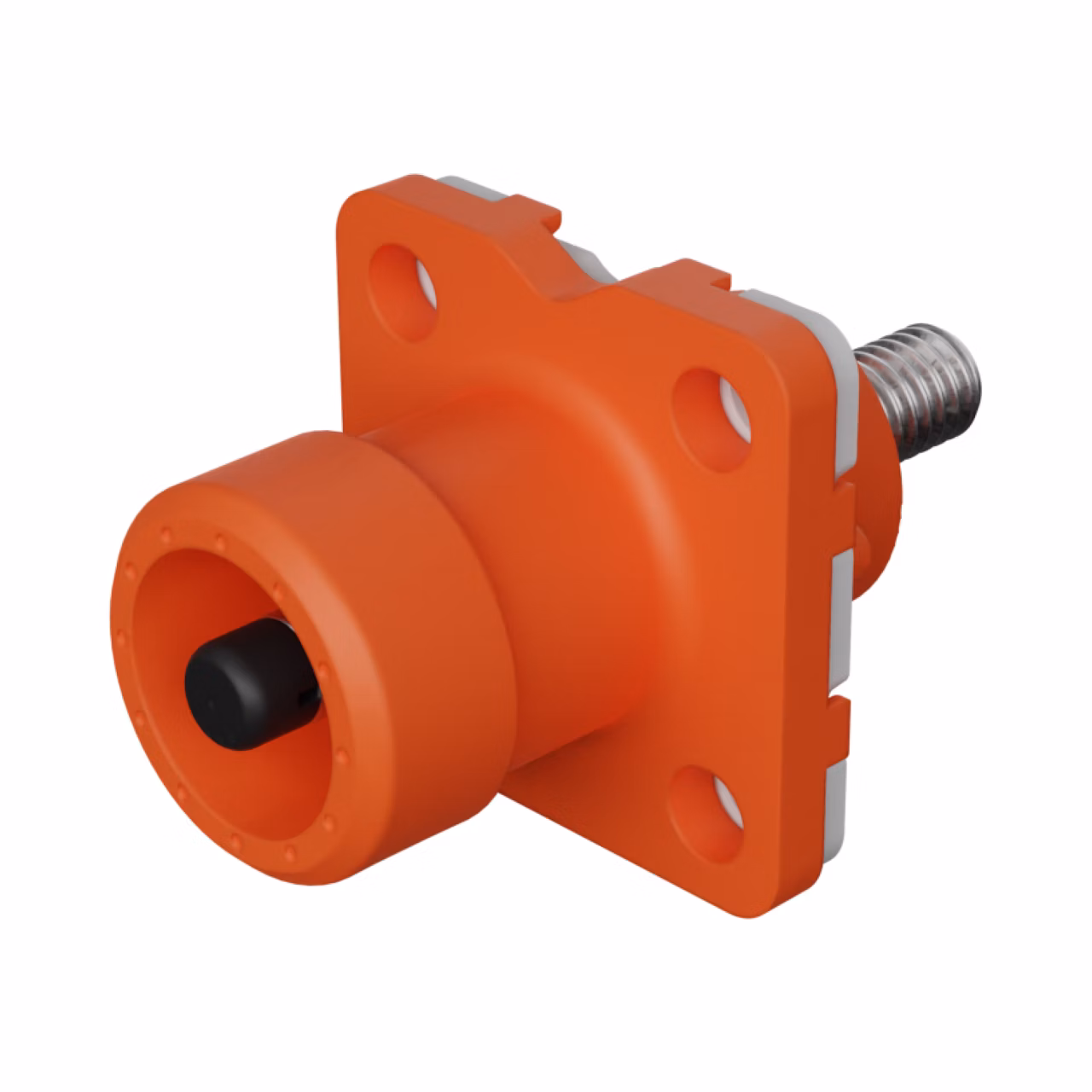 SideWize 3.40mm, 1-circuit, Orange Bulkhead Connector, Threaded, Tray for sale