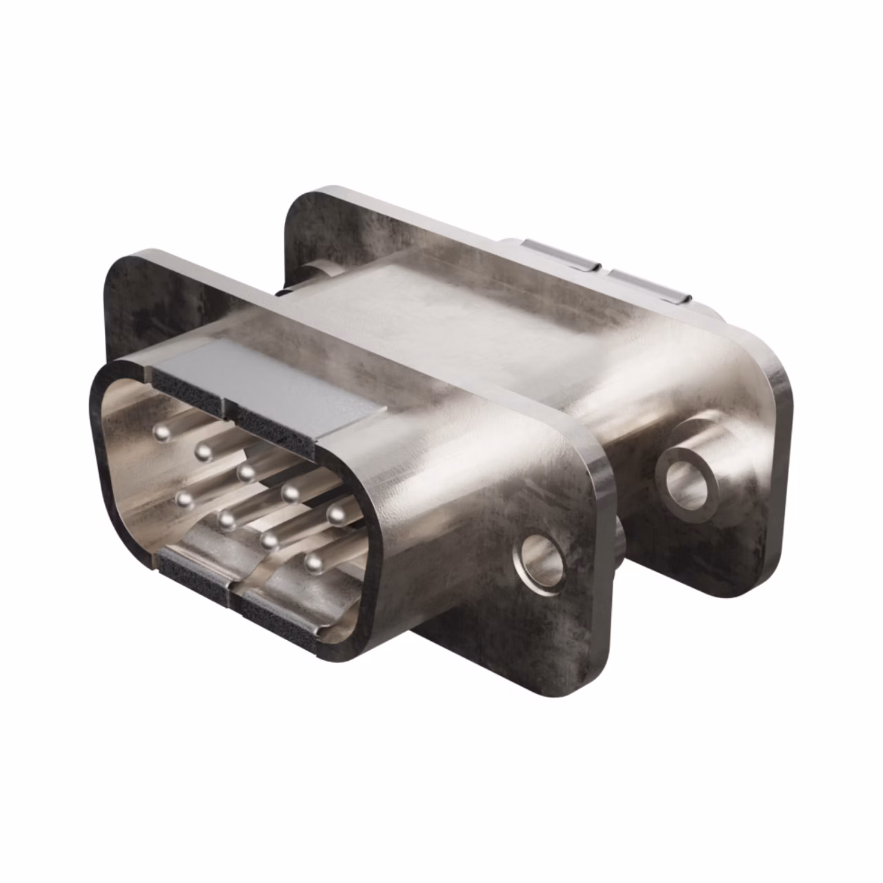 Standard-Density EMI Filtered D-Sub Adapter, Male-to-Female, Straight, 100pF Pi, Locking Inserts, 9 Circuits for sale