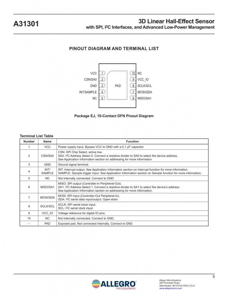 A31301 datasheet page 5