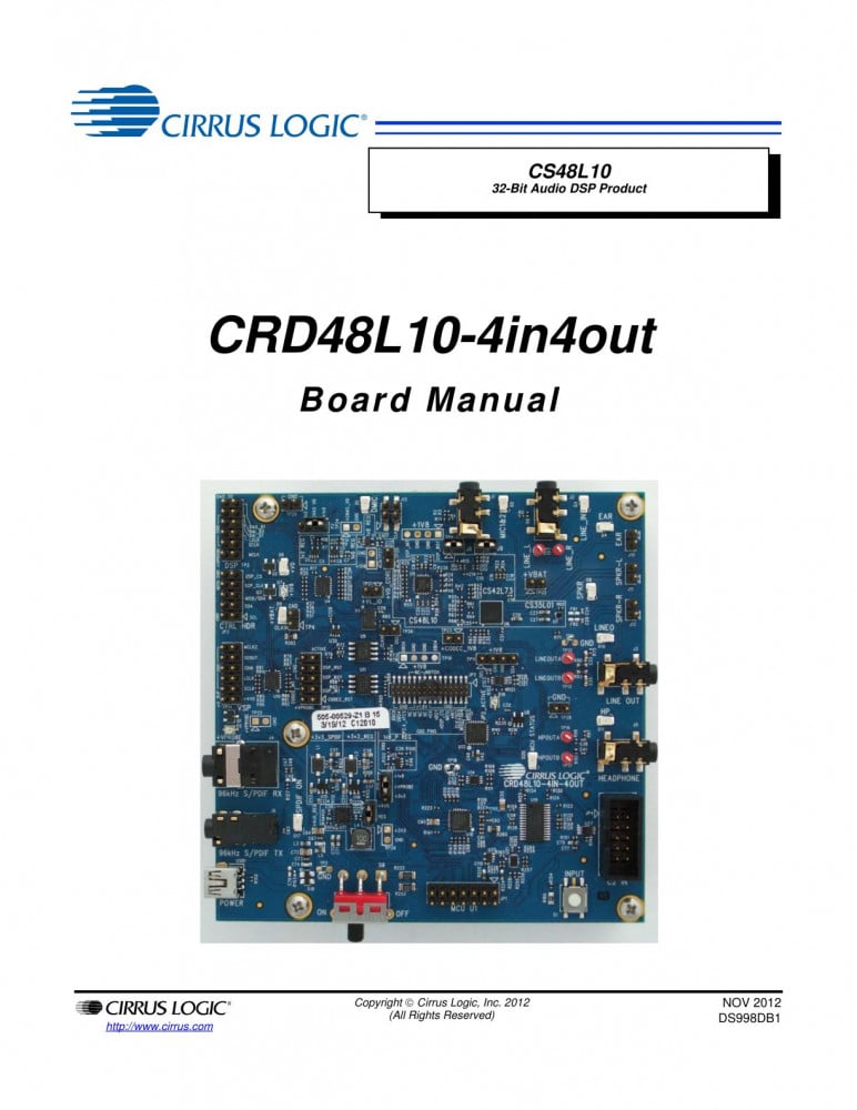 CRD48L10-4IN4OUT manual page 1