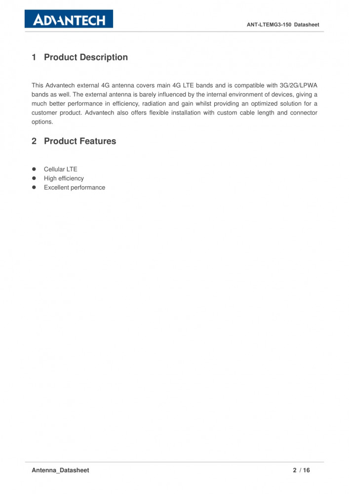 ANT-LTEMG3-150 datasheet page 2