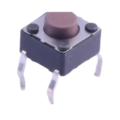 Diptronics DTS-24N-S-V Tactile Switch – 24mm Momentary Push Button Switch for PCB Electronics