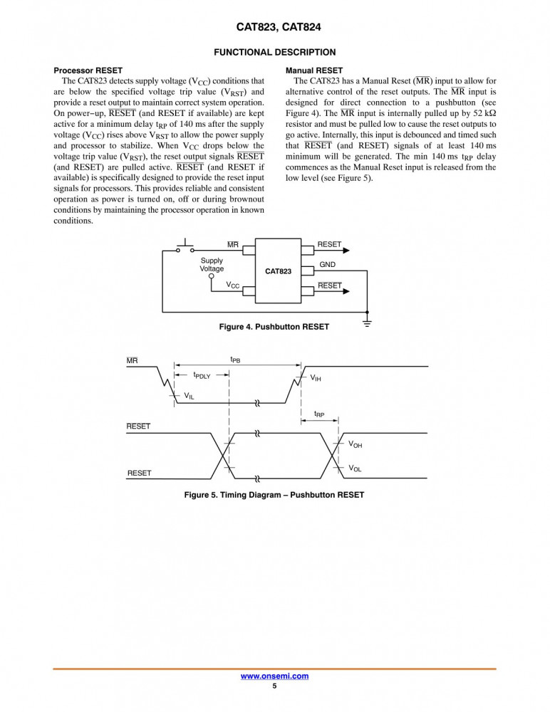 CAT824 datasheet page 5