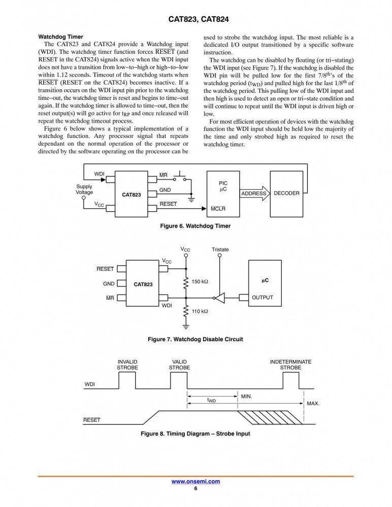 CAT824 datasheet page 6