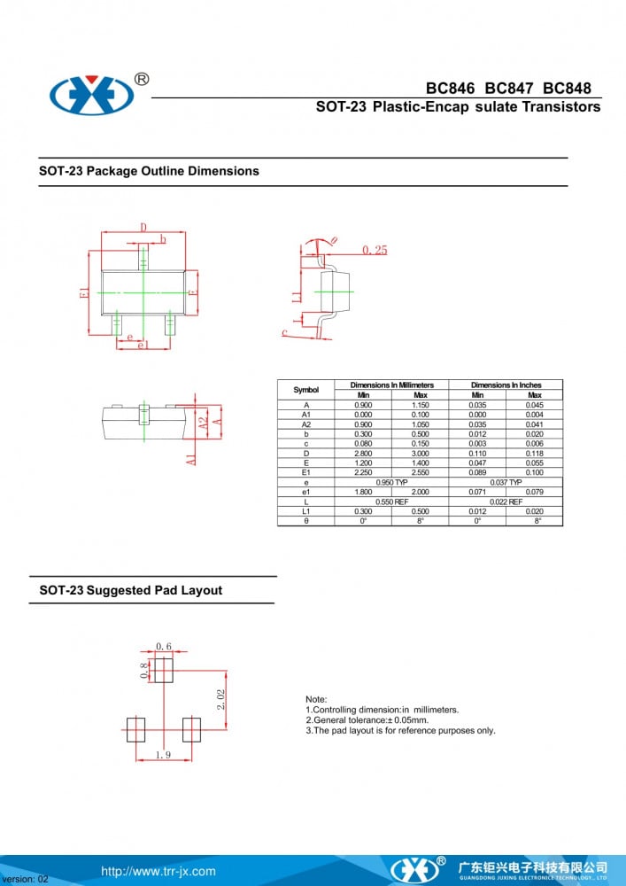 BC848A datasheet page 4