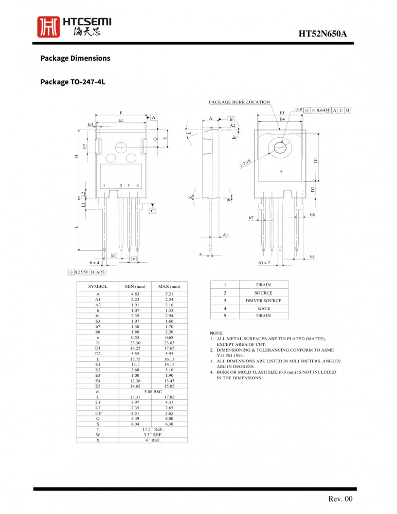 HT52N650AKZ datasheet page 10