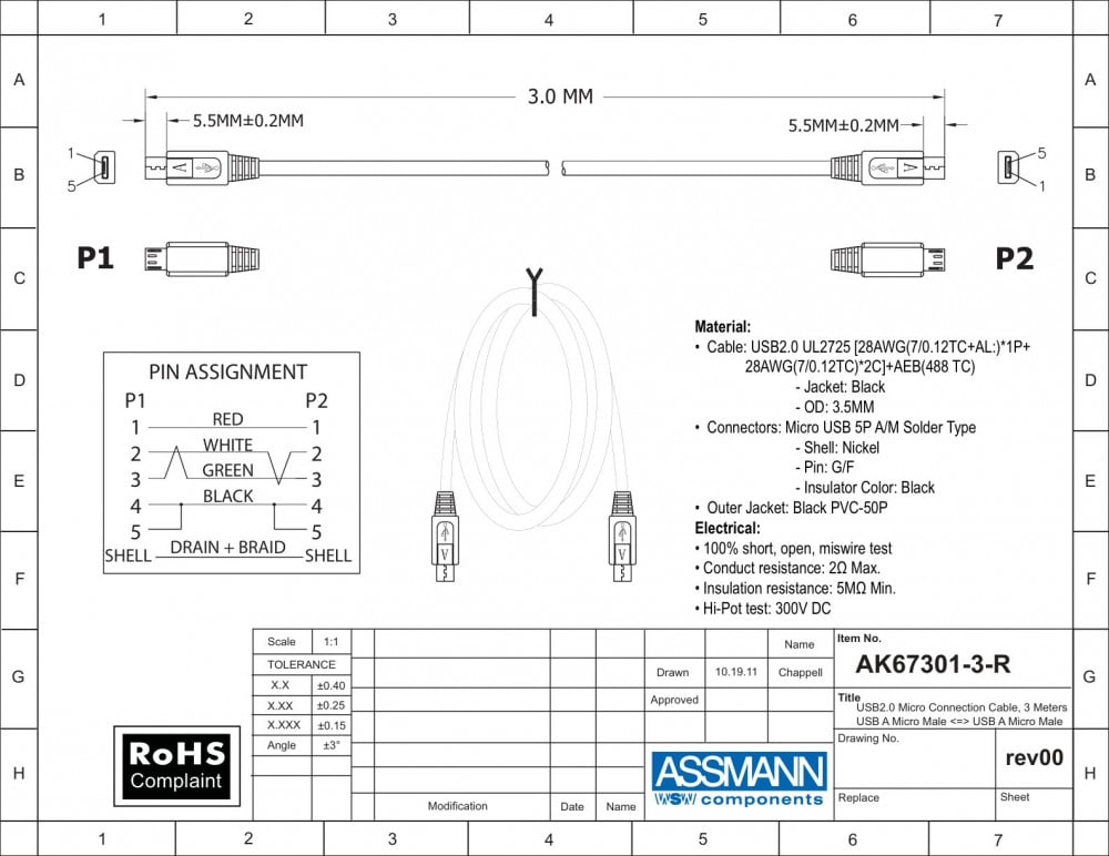 AK67301-3 technical drawing preview
