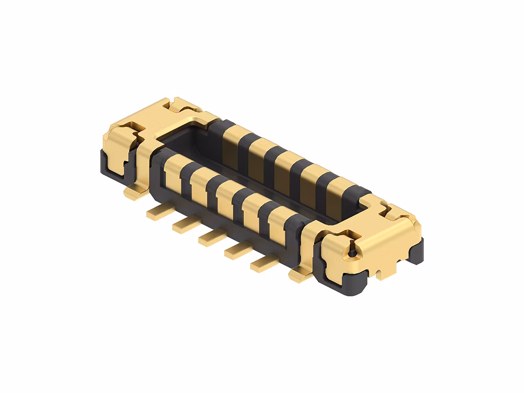 SlimStack Board-to-Board Plug, 0.35mm Pitch, ACB6+ Series, 0.60mm Mated Height, 1.90mm Mated Width, 60 Circuits, 8 Reels/Carton
