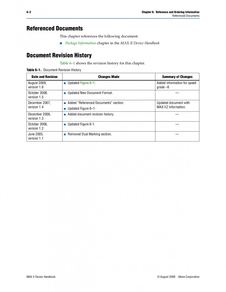 MAX II technical document page 2