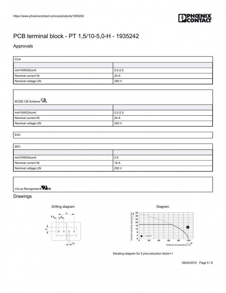 Phoenix Contact 1935242 technical document page 5