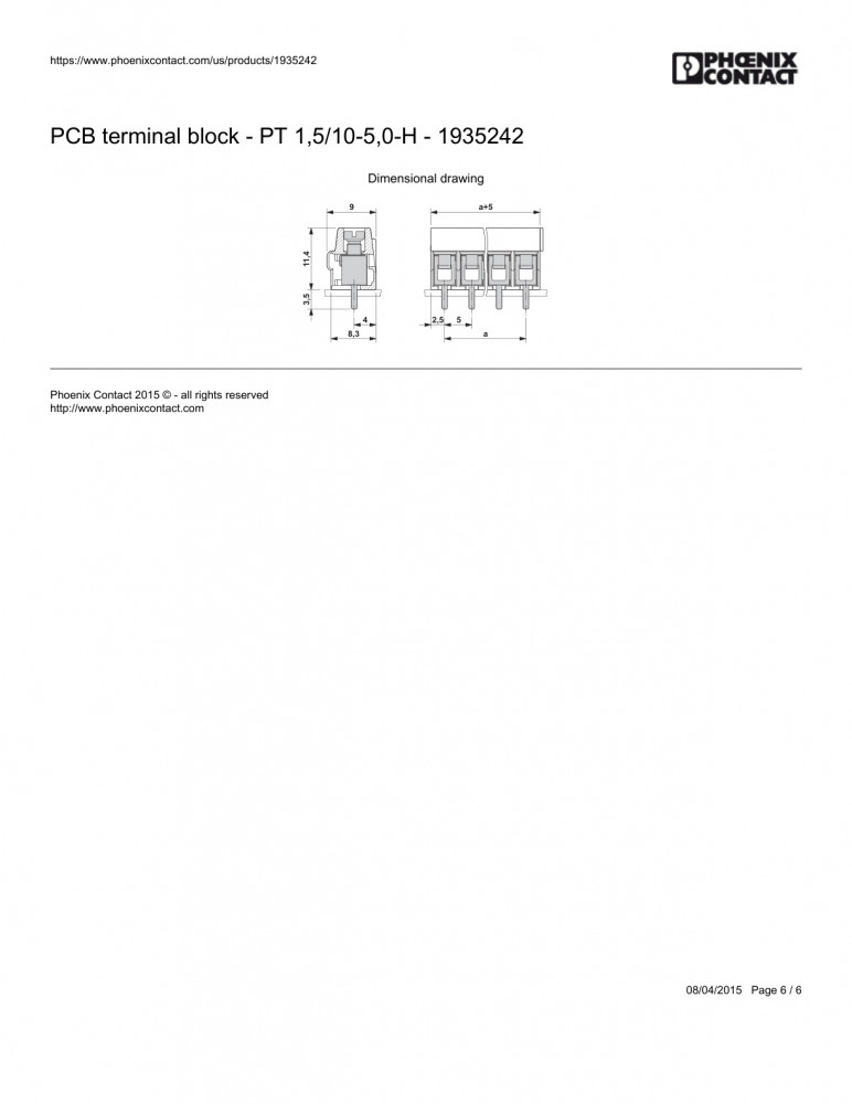 Phoenix Contact 1935242 technical document page 6