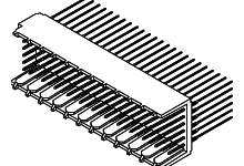 HDM Board-to-Board Midplane Header, Vertical, SMC, Press-Fit, Long Pin, Open End Option, 72 Circuits for sale