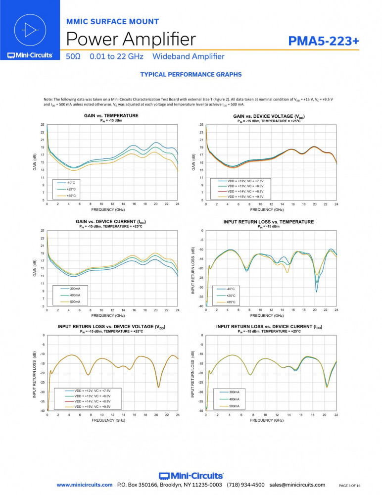 PMA5-223+ datasheet page 3