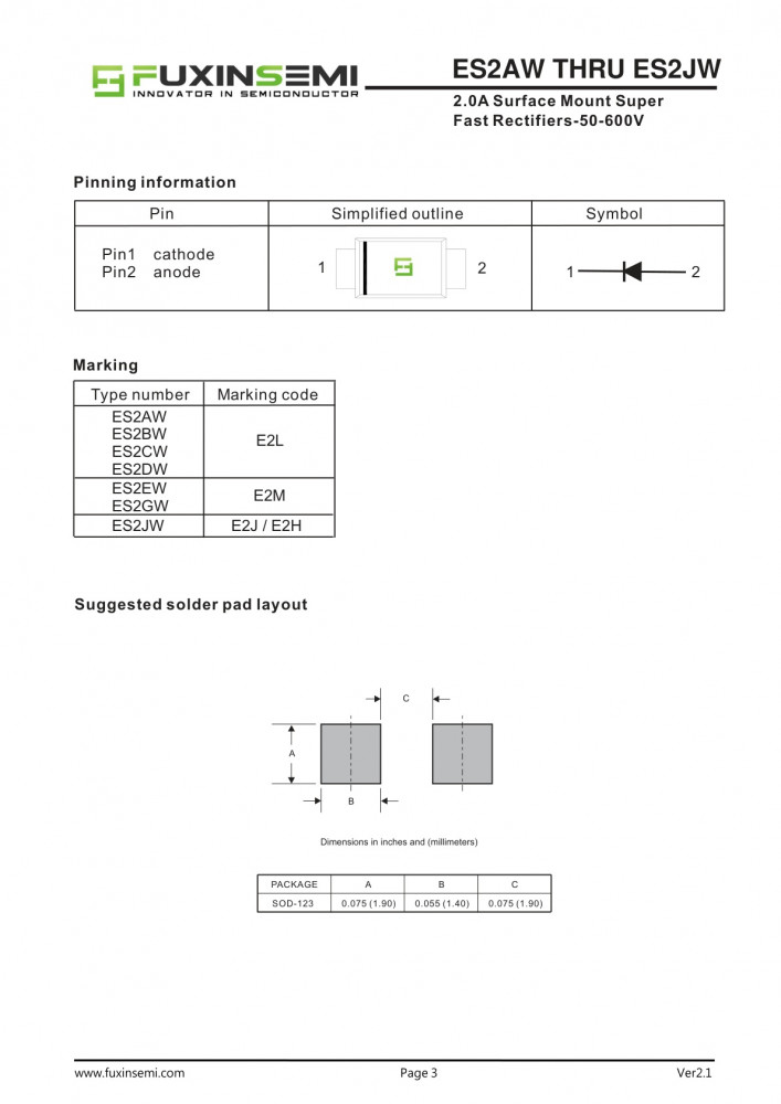 ES2JW datasheet page 3