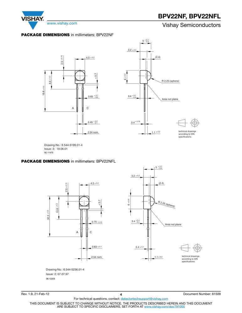 BPV22NF datasheet page 4