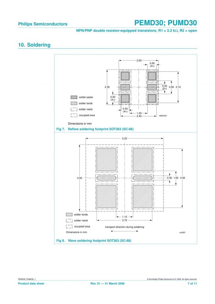 PUMD30 datasheet page 7
