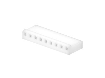 5.08mm Pitch KK Crimp Housing, 4 Circuits, White, with Ramp, Glow-Wire Capable