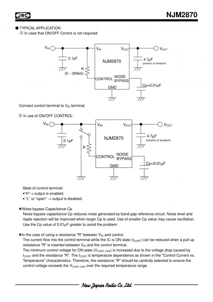 NJM2870 datasheet page 4