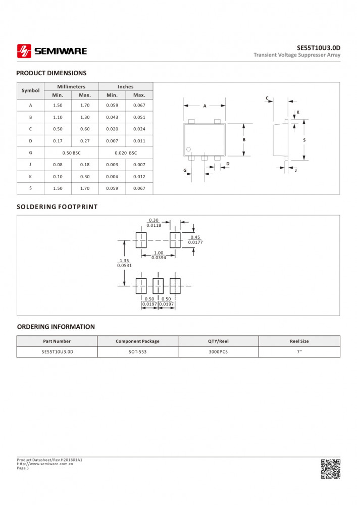 SE55T10U3.0D technical document page 3