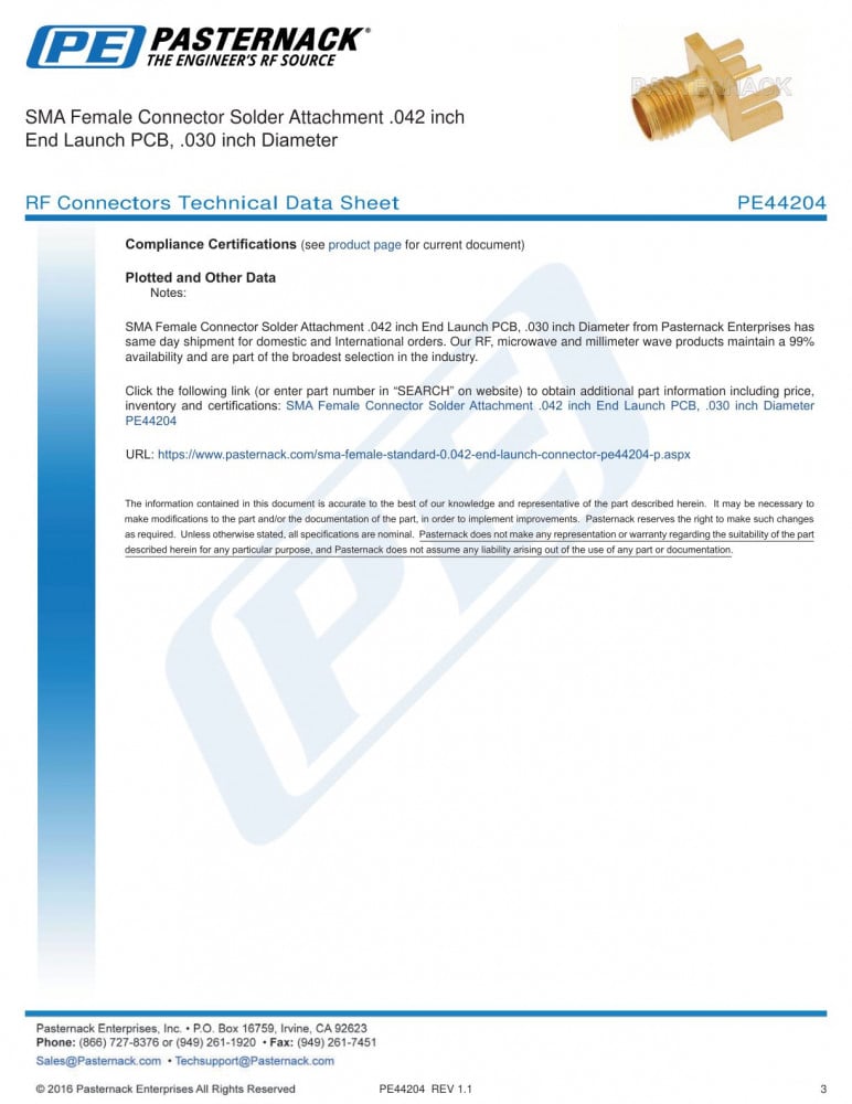 PE44204 technical document page 3