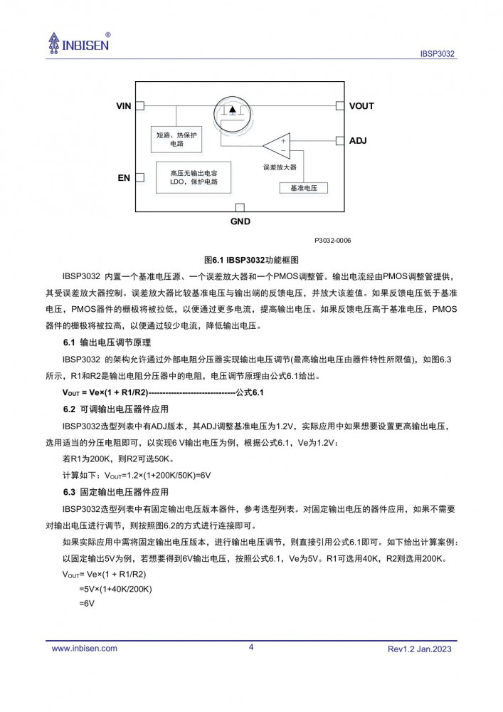 IBSP3032 technical document page 4