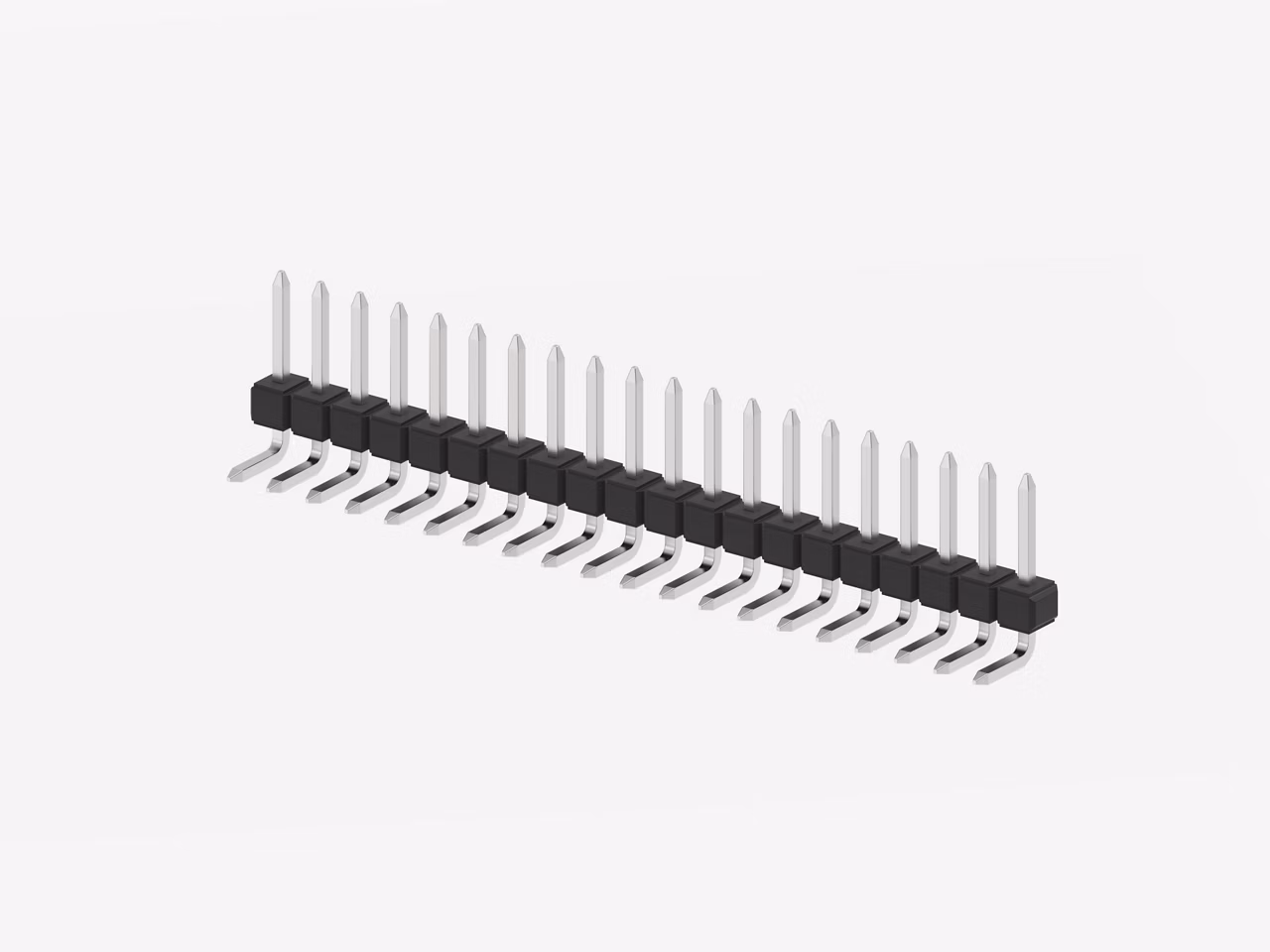KK 254 Breakaway Header, Right-Angle Surface Mount Compatible, 20 Circuits, Tin (Sn) Plating, Mating Pin Length 6.20mm, Bag for sale