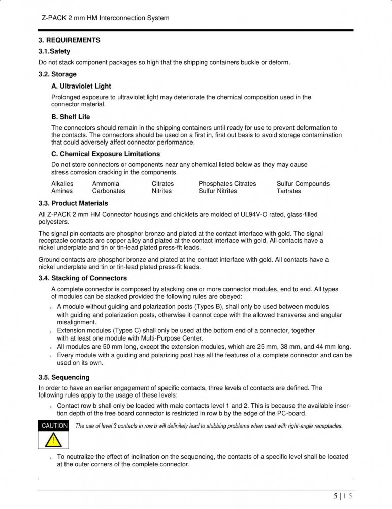 Z-PACK 2 mm HM specification page 5