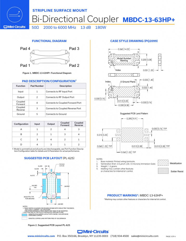 MBDC-13-63HP+ technical document page 3