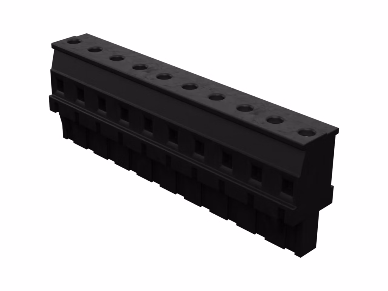 7.50mm Beau Eurostyle Pluggable Terminal Block, 270° Wire Entry, 10 Circuits for sale