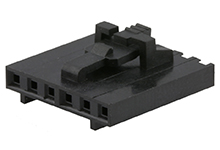 SL Crimp Housing, Single Row, Version G, Positive Latch, 25 Circuits, Black