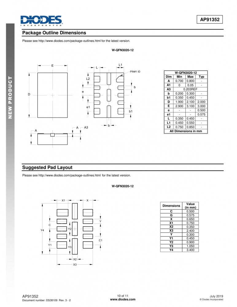AP91352 datasheet page 10