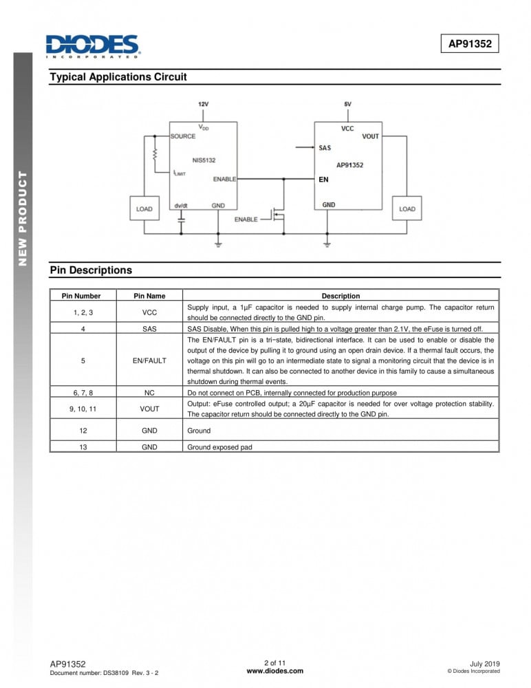 AP91352 datasheet page 2