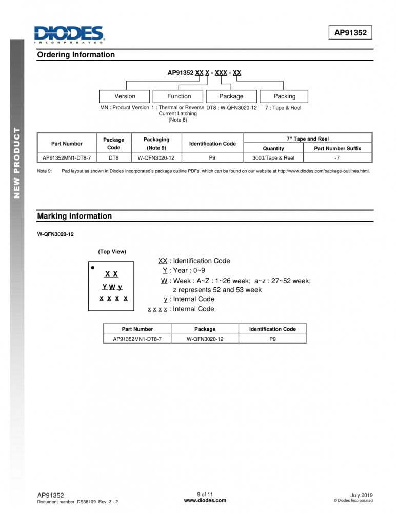 AP91352 datasheet page 9