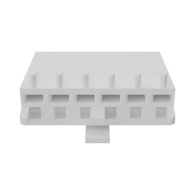 KK 396 Housing, 6 Circuits, Keying at All Circuits, Nylon, Natural (White) for sale