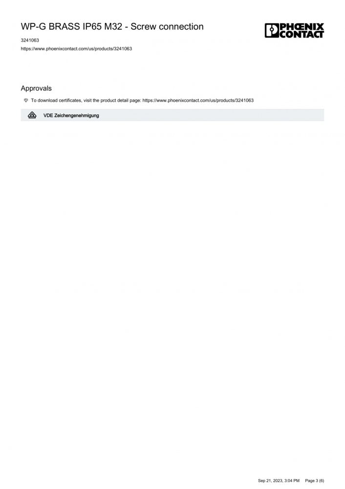 Phoenix Contact 3241063 product documentation page 3