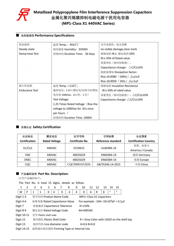 SRD MP1 X1 440 VAC datasheet page 2