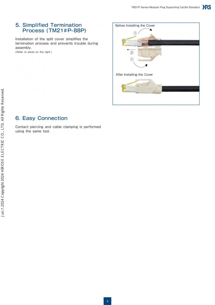 HRS TM31P series datasheet page 3