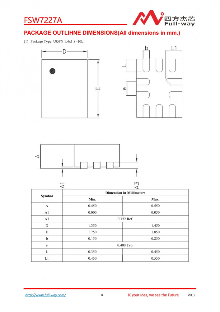 FSW7227A datasheet page 8